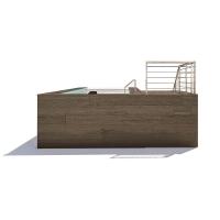 China Moulding Glass Pools Above Ground Salt Chlorinator for Custom Outdoor Swimming Pools for sale