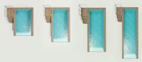 China Composite Plate Steel Structure FRP Optional Acrylic Side Panels for Pool Water Park for sale