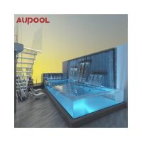 China Glass Sliding Closet Door Custom Pool Acrylic Moulding with Transparent Frosted Panel for sale