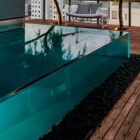 China High Surface Hardness Custom Cast Clear Acrylic Perspex Moulding for Pool Plate Board for sale