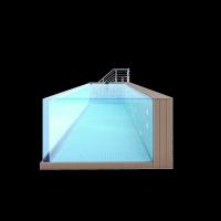 China Acrylic Above Ground Frame Pool Water Purification System for Modular Swimming Pool for sale