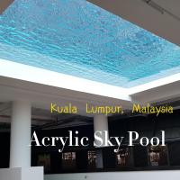 China High Surface Hardness Custom Cast Clear Acrylic Perspex Moulding for Pool Plate Board for sale