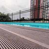 China Clear Endless Modular Outdoor Above Ground Swimming Pool with Salt Chlorine Generator for sale
