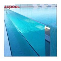 China Acrylic Swimming Pool AUPOOL Garden Backyard Endless Long Swim Spa with Cover and Heater for sale