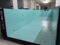 China Acrylic Borderless Swimming Pool for Hotels 43m3 Pool Water Capacity 3050KGS Net Weight for sale