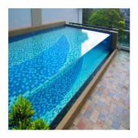 China Family Swimming Season 12m Outdoor Acrylic Fiberglass Plunge FRP Inground Swimming Tub for sale