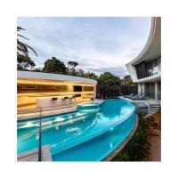 China Pool for Backyard High Light Transmission Acrylic Endless Swim Spa Fiberglass Transparent for sale