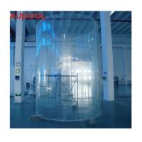 China Transparent 50mm Clear Thick Swimming Pool for AUPOOL Rooftop Ground Embassy Gardens for sale