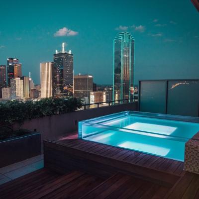 China High Light Transmission Acrylic Swimming Pool for Villa and Jacuzzi Distribution for sale