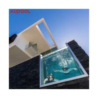 China Custom Thickness Clear Acrylic Plastic Glass Piscine Acrylic Glass Pool for Clear Water for sale