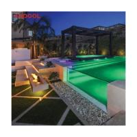 China Custom Thickness Clear Acrylic Plastic Glass Piscine Acrylic Glass Pool for Clear Water for sale