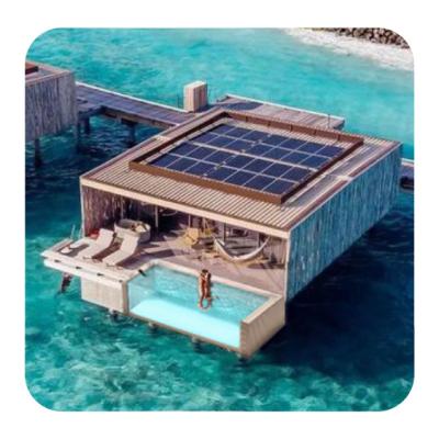 China Water Villa Swimming Pool Endless Spa with Large Clear Acrylic and Carbon Fiber Board for sale