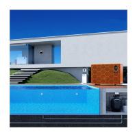 China Customized Acrylic Panel Thickness Coffee Color Fibreglass Backyard Sky Lap Pool Design for sale