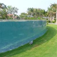 China Customized Acrylic Panel Thickness Coffee Color Fibreglass Backyard Sky Lap Pool Design for sale