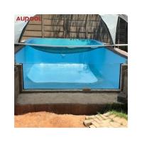 China Custom Container Pool with Window Shower House and Spa High Light Transmission 93% for sale