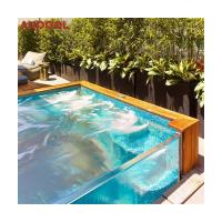 China Upgrade Your Outdoor Space with AUPOOL High Fashion Clear Thick Acrylic Swimming Pool for sale