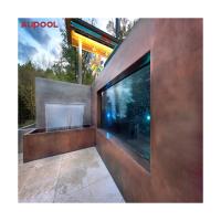 China Upgrade Your Outdoor Space with AUPOOL High Fashion Clear Thick Acrylic Swimming Pool for sale
