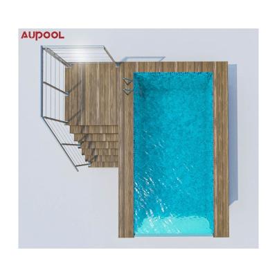 China Outdoor Glass Spa Above Ground Pools Clear Acrylic Sheet for Pool Design Flexibility for sale