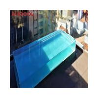 China High Light Transmission Swimming Pool Glass Panels for Custom Outdoor In-Ground Safety for sale