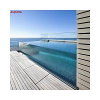 China High Light Transmission Swimming Pool Glass Panels for Custom Outdoor In-Ground Safety for sale