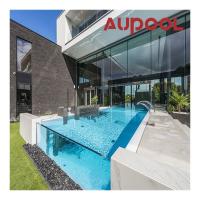 China Family Swimming Season Essential Custom Transparent Plexiglass Acrylic Sheet Swimming Pool with Air Pump for sale