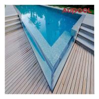 China Family Swimming Season Essential Custom Transparent Plexiglass Acrylic Sheet Swimming Pool with Air Pump for sale