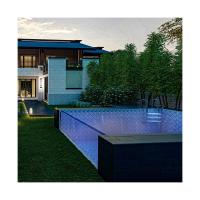 China Family Swimming Season Essential Custom Transparent Plexiglass Acrylic Sheet Swimming Pool with Air Pump for sale