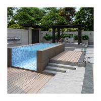 China Prefabricated Acrylic Above Ground Swimming Pool With Customized Moulding for sale