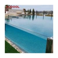 China Fashion Design Piscina Pvc Adult Children Durable Inflatable Acrylic Frame Swimming Pool for sale