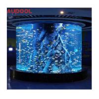 China Fiberglass Acrylic Swimming Pool for Customer's Demand and Clear Outdoor Glass Panels for sale