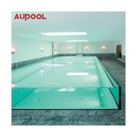 China Fiberglass Acrylic Swimming Pool for Customer's Demand and Clear Outdoor Glass Panels for sale