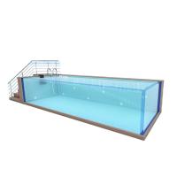 China Modern Module Pool Large Family Pool with TUV Certificate and Prefabricated Fiberglass for sale