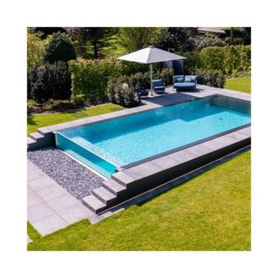 China Outdoor Clear Acrylic Swimming Pool with UV Resistant Window Customized and Materials for sale
