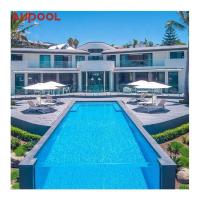 China Prefab Houses Clear Shipping Container Swimming Pool with 40 Feet Steel Structure Frame for sale