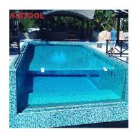 China Wall Mounted Pipeless Filter Clear Acrylic Pool for Customized House Yard Swimming Pools for sale