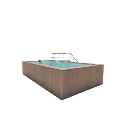 China Clear Acrylic Panel Aupool Portable Outdoor Freestanding Container Luxury House Villa for sale