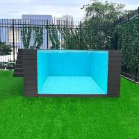 China Custom Size Thickness Transparent Acrylic Panels Outdoor Clear Wall for Swimming Pool for sale