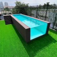China Custom Size Thickness Transparent Acrylic Panels Outdoor Clear Wall for Swimming Pool for sale