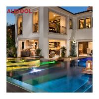 China Durable Full Acrylic Pool Wall Customizable Transparent and for Outdoor Swimming Pool for sale