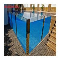 China 60Mm 80Mm Clear Acrylic Swimming Pool With Acrylicpool Wall With Crystal Clear Water for sale