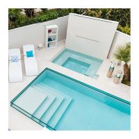 China 100% Purity High Surface Hardness Aboveground Clear Acrylic Window Home Swimming Pool for sale