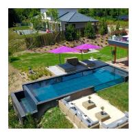 China Function Durable Acrylic Infinity Swimming Pool Window for House Neighborhood and Gym for sale