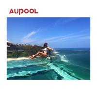 China Swimming Pool Acrylic Glass Sheet Aupool 50Mm Tunnel Cylinder for Resort Garden House for sale