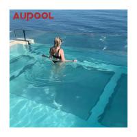 China Swimming Pool Acrylic Glass Sheet Aupool 50Mm Tunnel Cylinder for Resort Garden House for sale