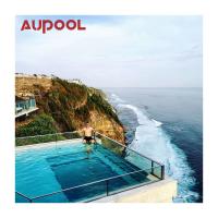 China Swimming Pool Acrylic Glass Sheet Aupool 50Mm Tunnel Cylinder for Resort Garden House for sale