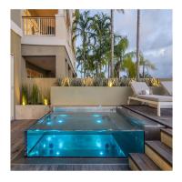 China High Light Transmission Custom 50mm Acrylic Glass Sheet for Swimming Pool and Aquarium for sale