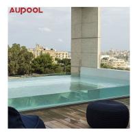 China Popular Custom Infinity Edge Clear Thick Acrylic Glass Sheet for Thick Glass Aquarium for sale