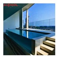 China 30-950mm Thickness Customized Large Above Ground Steel Frame Swimming Pool for Hotel for sale
