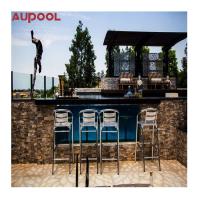 China 30-950mm Thickness Customized Large Above Ground Steel Frame Swimming Pool for Hotel for sale