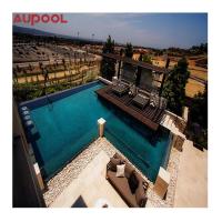 China 30-950mm Thickness Customized Large Above Ground Steel Frame Swimming Pool for Hotel for sale